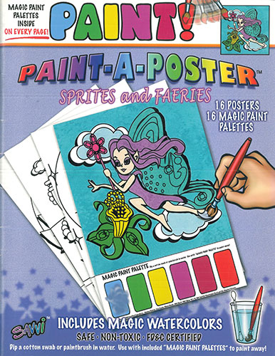PAINT-A-POSTER SPRITES AND FAERIES | Βιβλιοπωλείο Καλημέρη